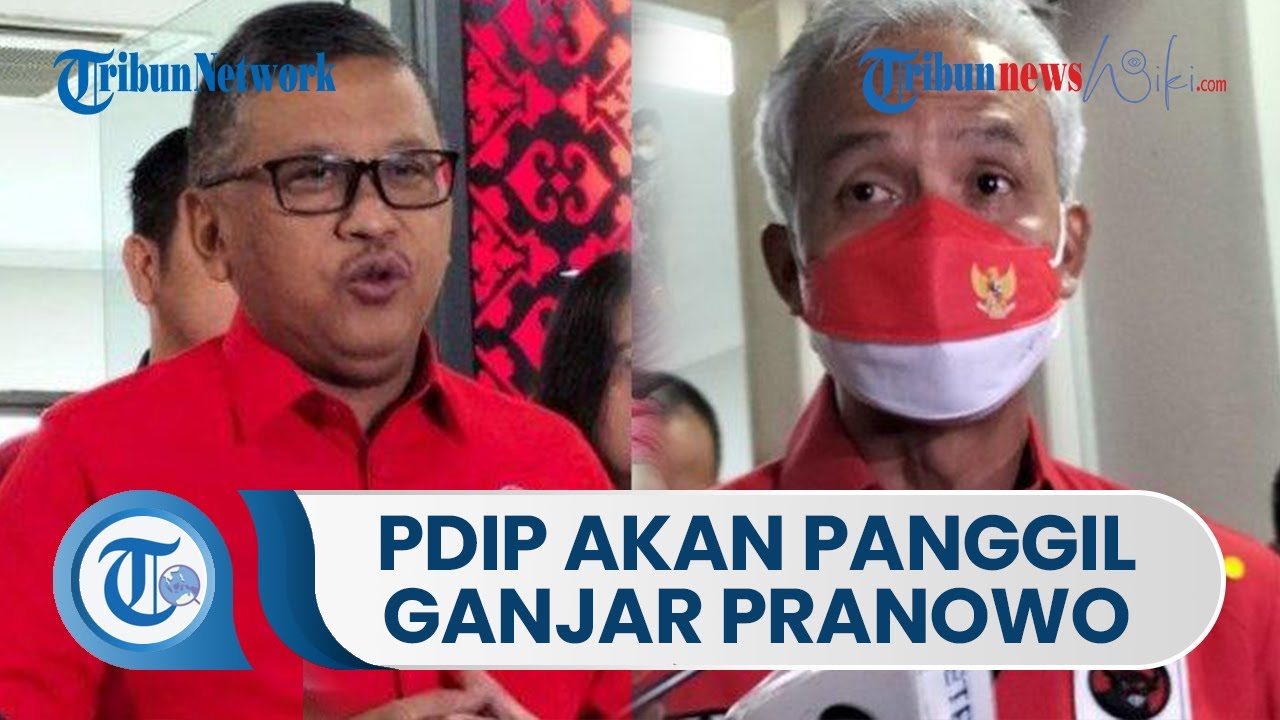Ganjar Pranowo akan Dipanggil PDIP untuk Klarifikasi soal Pernyataan Siap Maju Capres 2024 - YouTube
