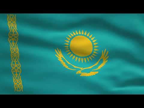 Kazakhstan Waving Flag Animation | 8k Ultra HD | Flags of the World