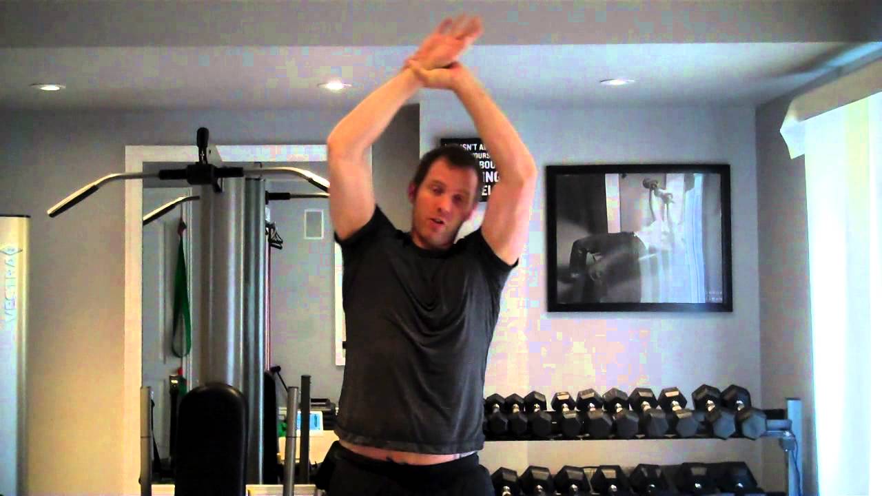 Side Bend with Rotation Stretch - YouTube