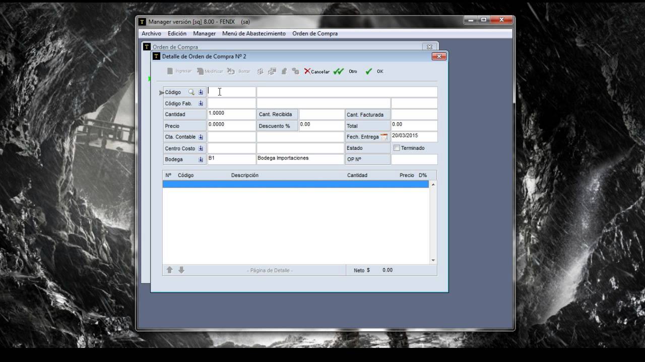 Generar OC - Manager ERP - YouTube
