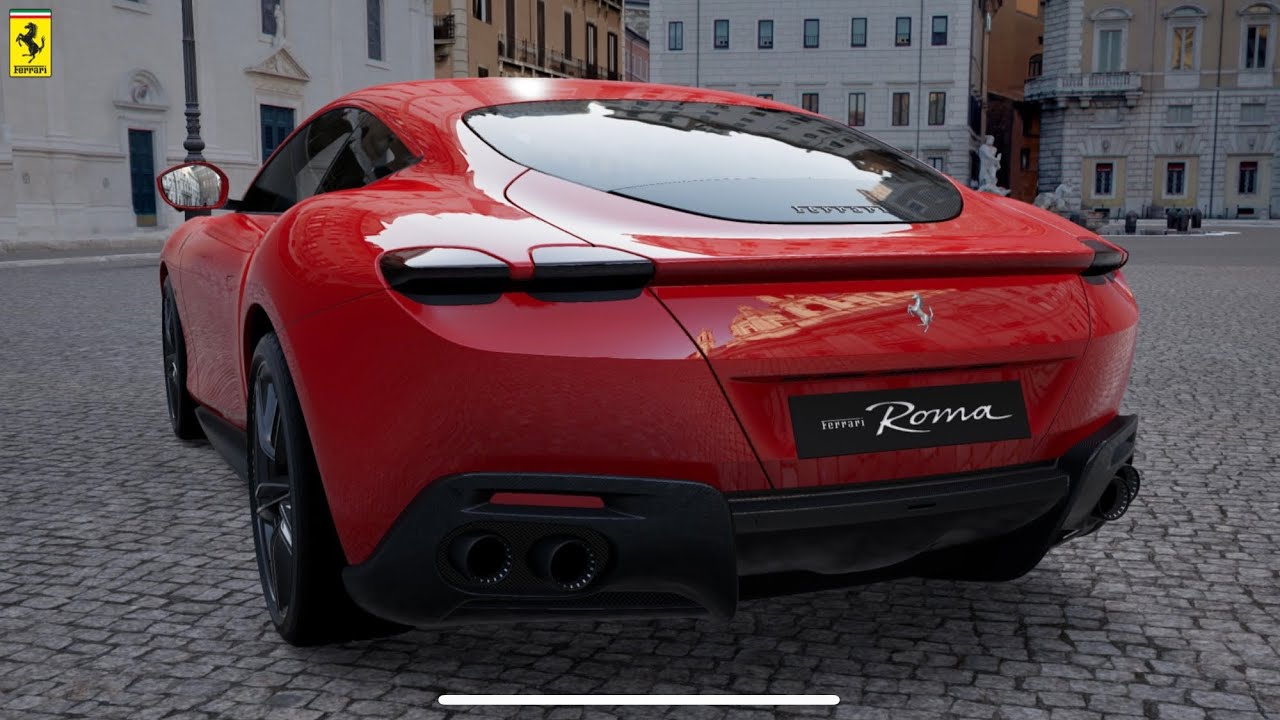 Ferrari Roma red 2022 620 HP Dream Car - YouTube