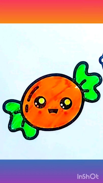 Cute Candy Drawing - YouTube
