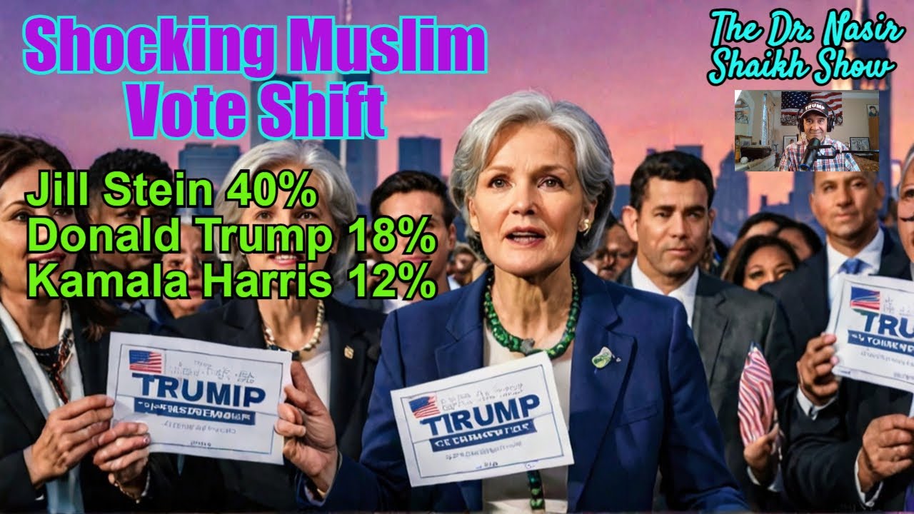 HARRIS Campaign SHOCKED in Michigan! Jill Stein & Trump WINNING Muslim ...