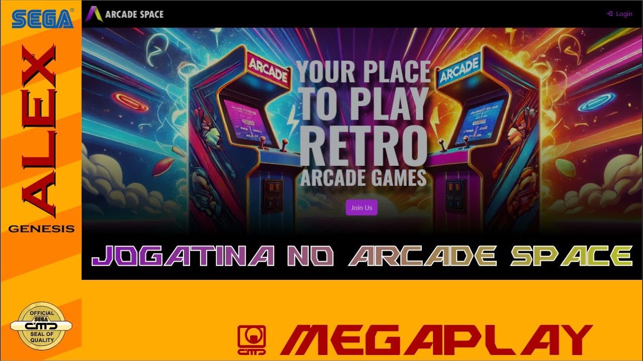 Apresentando o Arcade Space #MegaPlay - Jogatina direto do navegador - YouTube