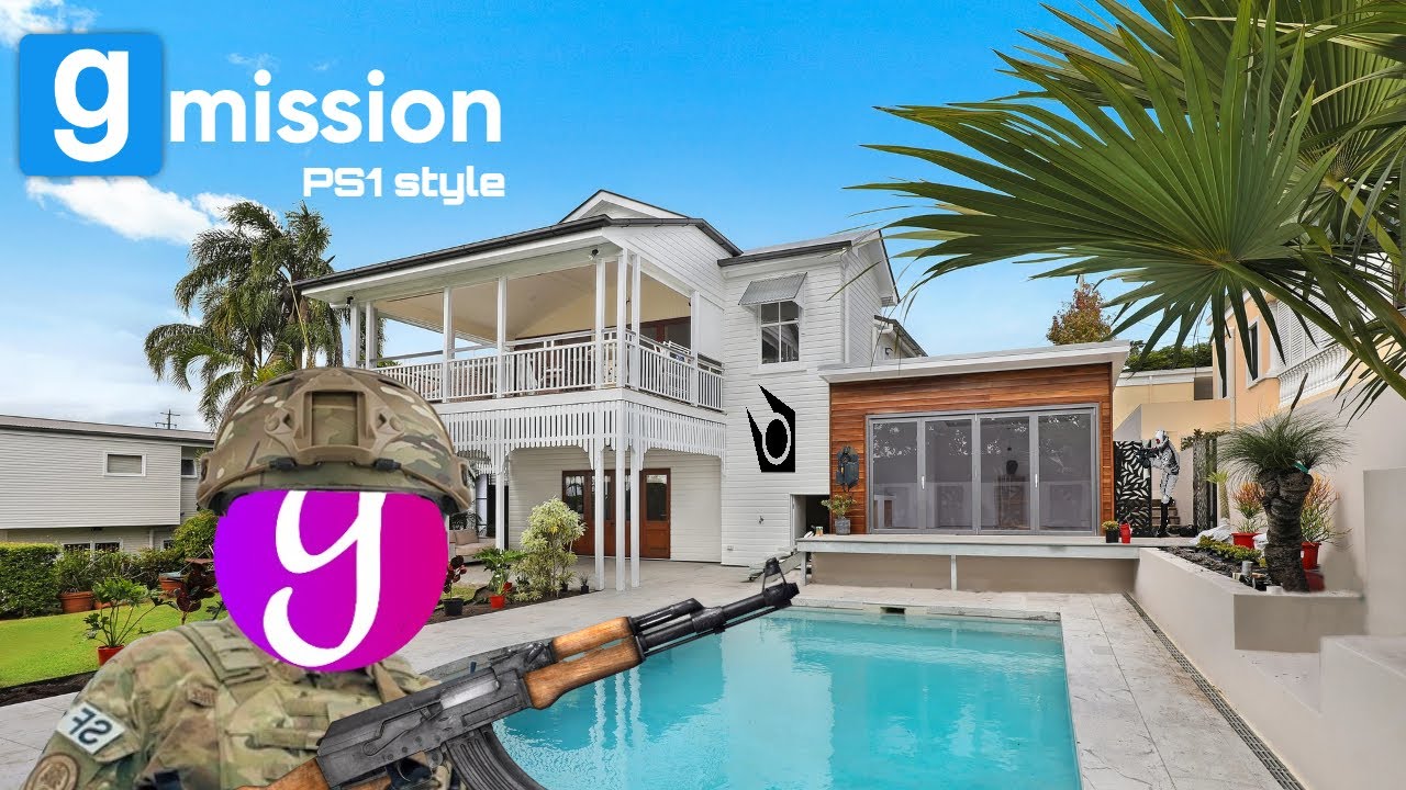 gmod mission, but its a PS1 game - YouTube