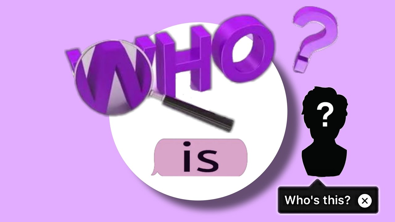Who Is? |puzzle - YouTube