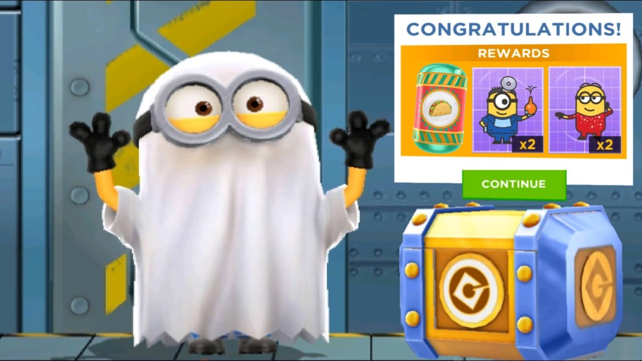 Ghost Minion rush prize pod rewards daily challenge fullscreen android ...