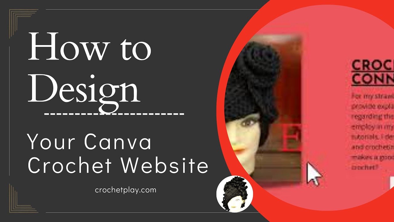 Canva Design Websites - Introduction to my Crochet Website - YouTube