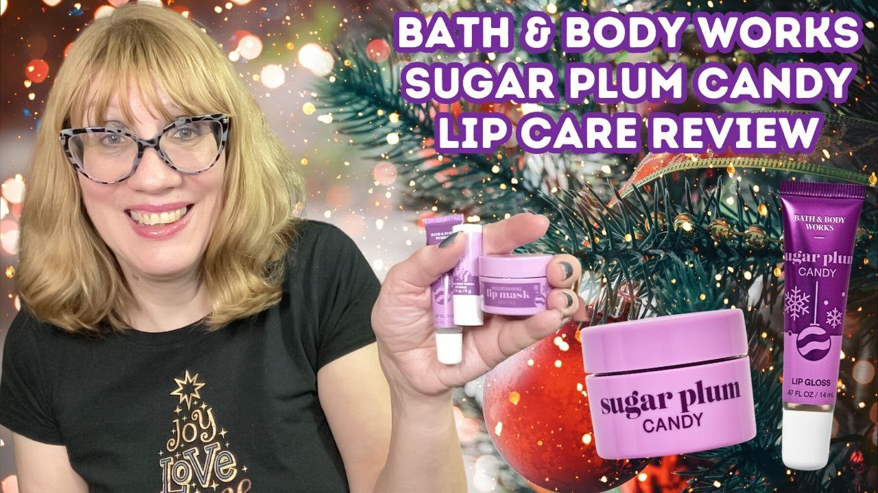 Bath & Body Works Sugar Plum Candy Lip Care Review - YouTube