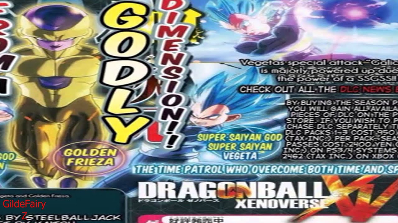 Dragon Ball Xenoverse SSGSS GOKU AND VEGETA scan dlc pack 3 - YouTube