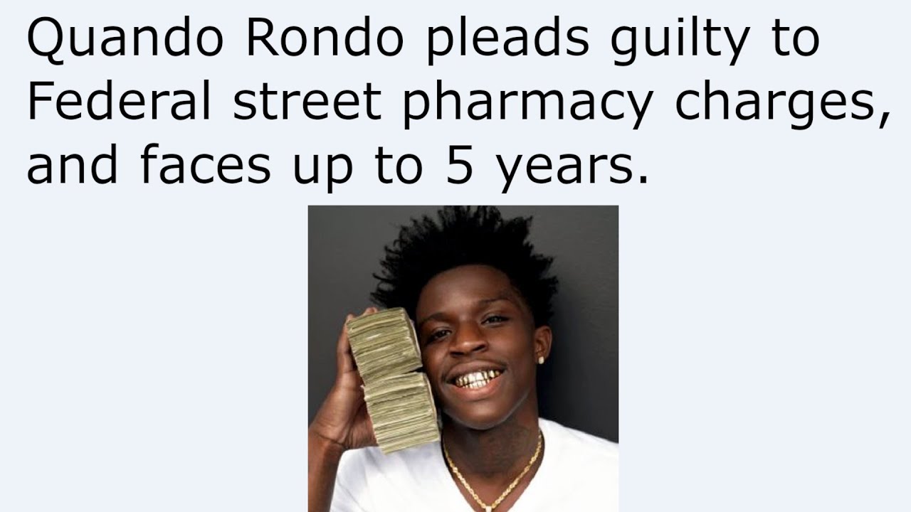 Quando Rondo pleads guilty to Federal street pharmacy charges, and ...