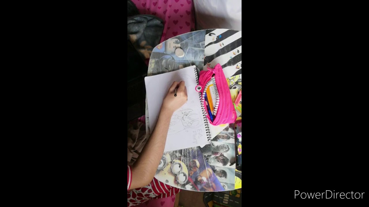 Drawing an evil gacha oc - YouTube
