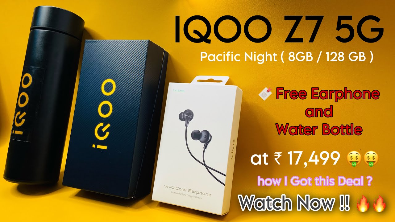 IQOO Z7 5G Official Website Unboxing | E-Store Offer, Free Earphone and ...