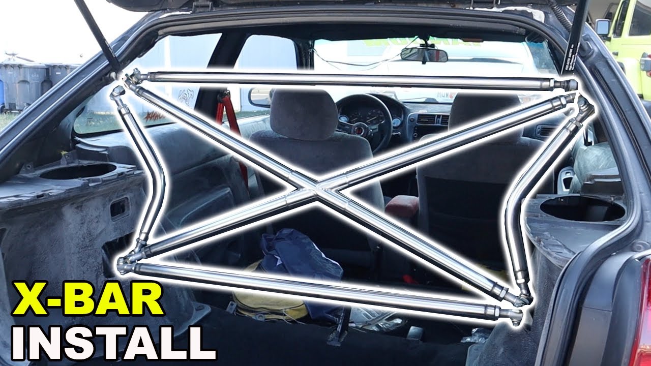 Installing A X-Bar for my Civic // Interior build - YouTube