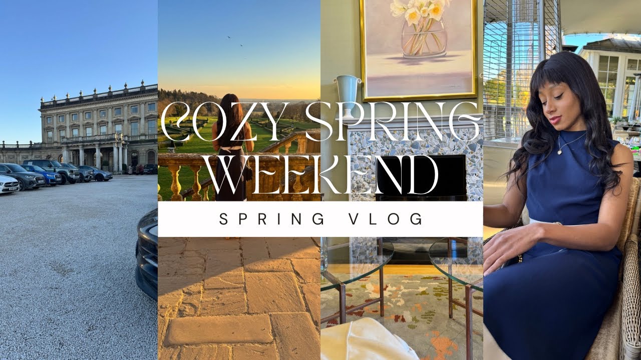 spring vlog: lunch at cliveden house, luxury countryside stay, tea at ...