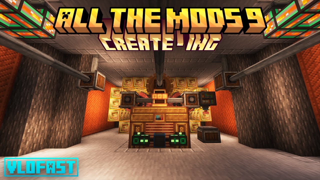 Using the Create Mod for early game energy in ATM9! - YouTube