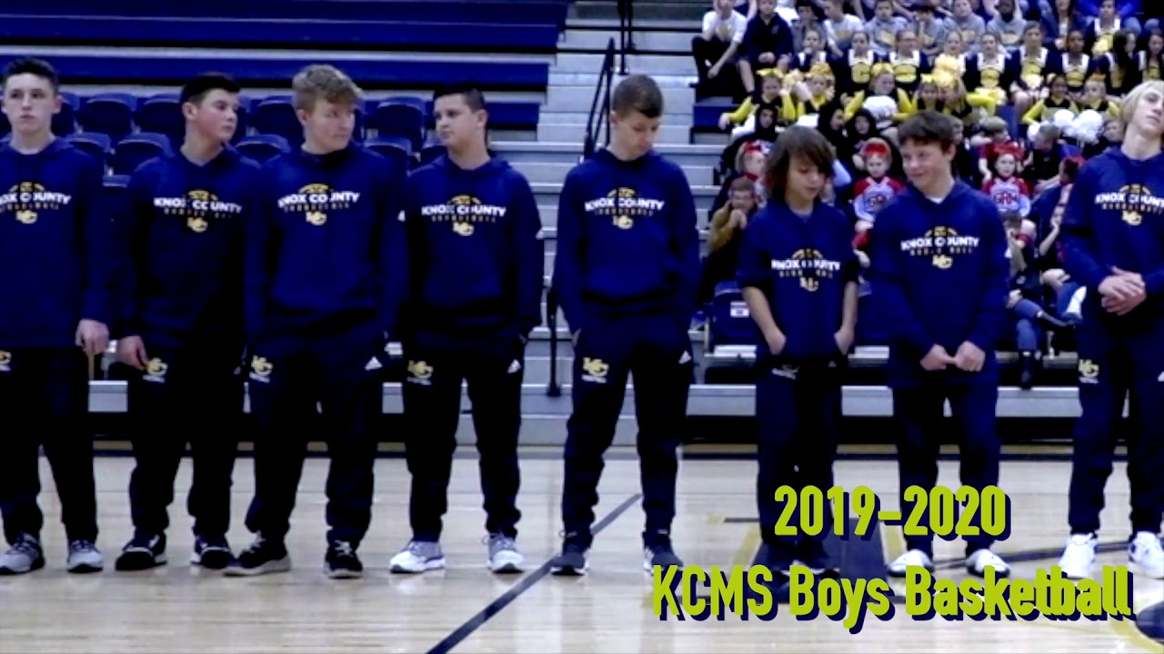 2019-2020 Knox Middle School Boys Basketball Team at Meet the Panthers ...