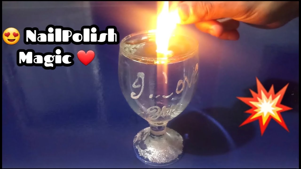 NailPolish AWESOME Magic Trick On Water - YouTube