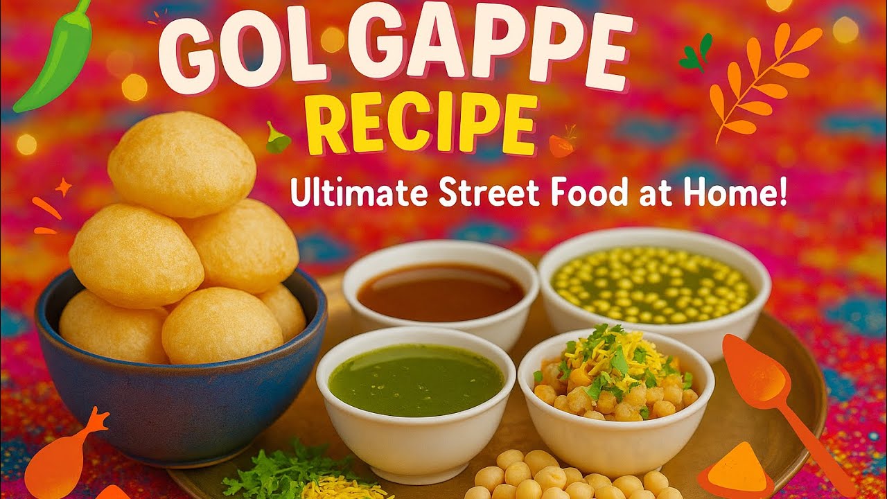 Gol Gappe Recipe | Street Style | At home | 🤩 - YouTube