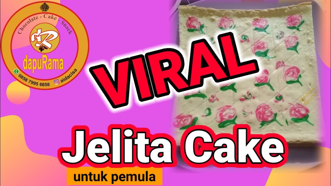 Jelita Cake VIRAL || lembut dan gampang banget buatnya - YouTube