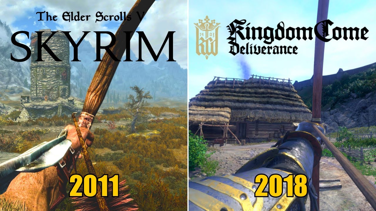Skyrim vs Kingdom Come: Deliverance - Gameplay Mechanics Comparison ...