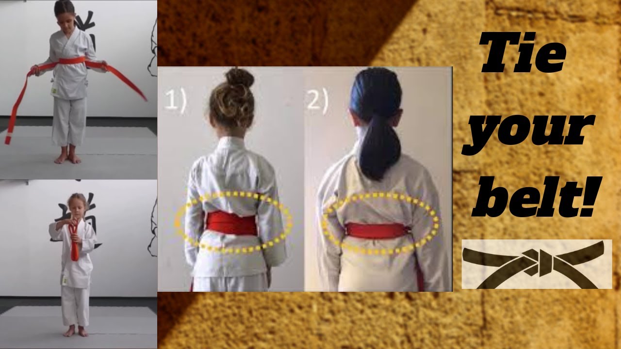 How to tie your belt: two easy ways. - YouTube