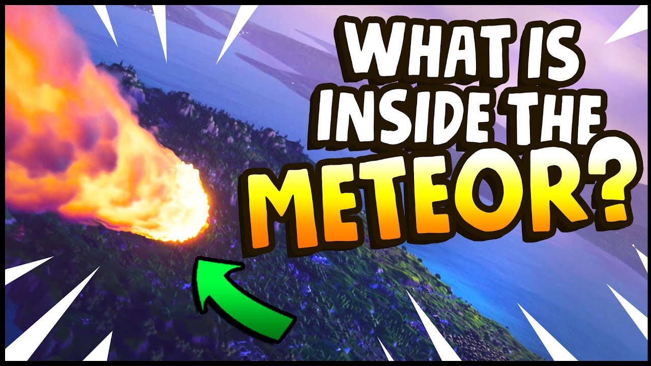 WHAT IS COMING OUT OF THE METEOR!? - Fortnite Battle Royale - YouTube