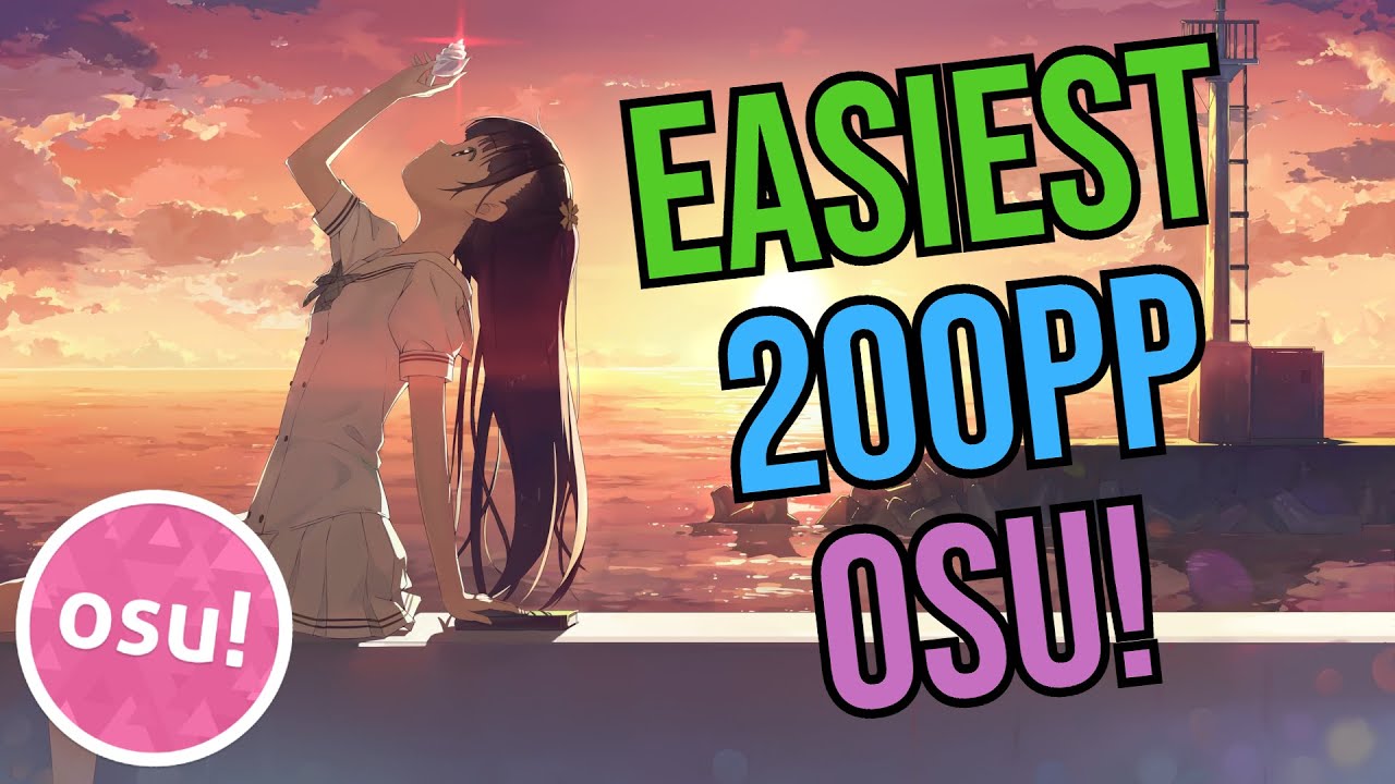 The Easiest 200pp DT Farm Map osu! - YouTube