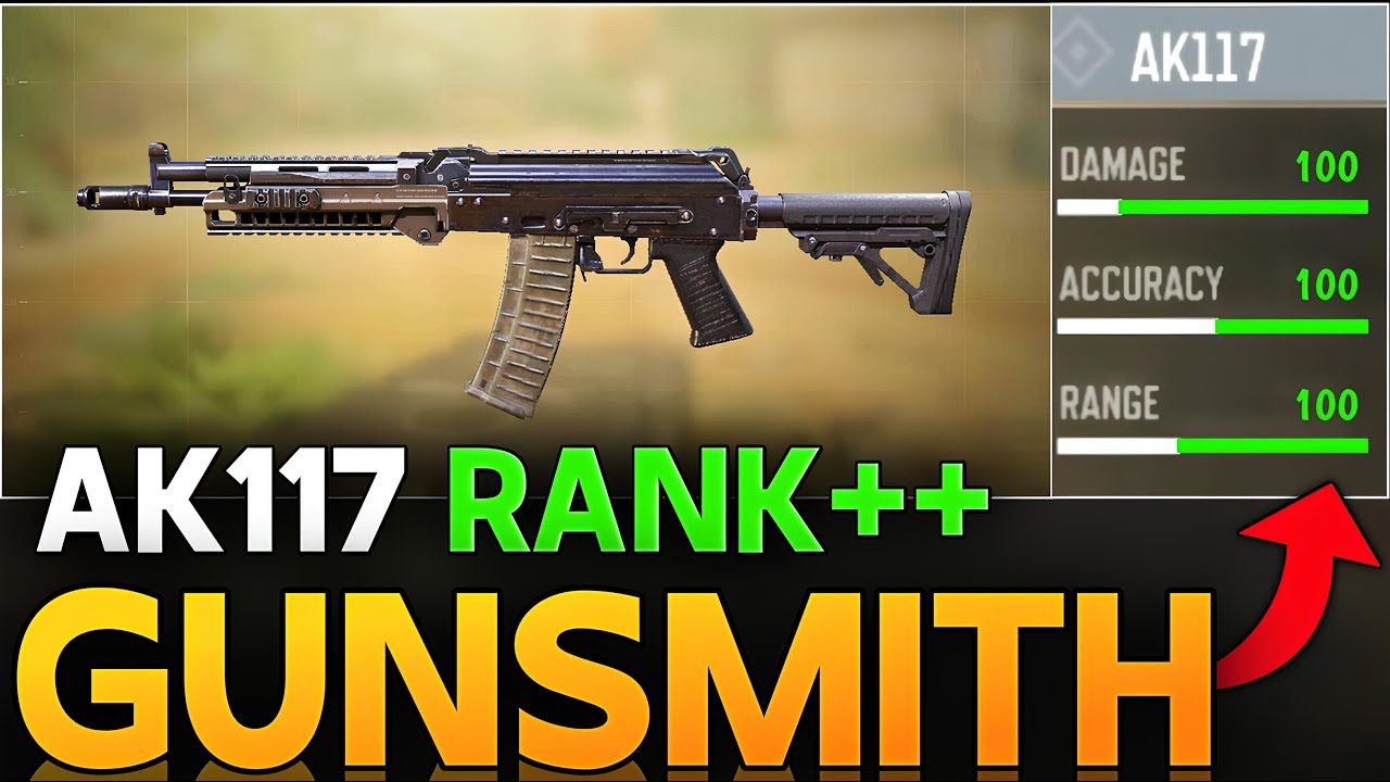 EVERYONE FAVOURITE AK117 BEST RANK BUILD CALL OF DUTY MOBILE | - YouTube