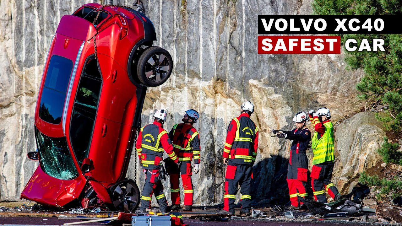 Volvo XC40 - Top Safety Rated Small SUV: Crash Test - YouTube
