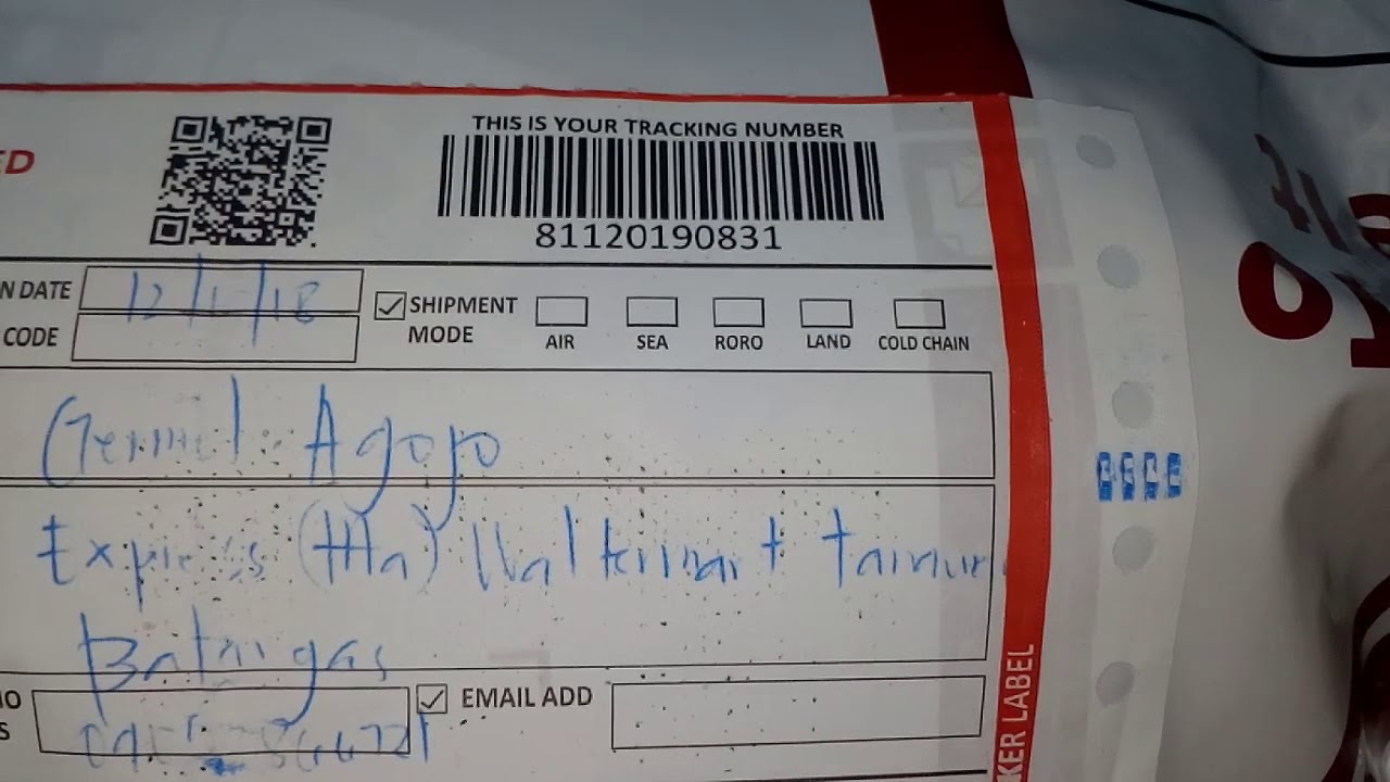 CBL COURIER TRACKING NUMBER 3 - YouTube