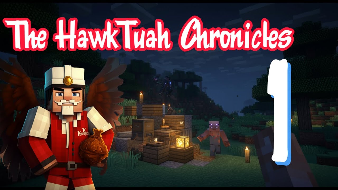 The Hawk Tuah Chronicles 1, Minecraft Hardcore Mode - YouTube