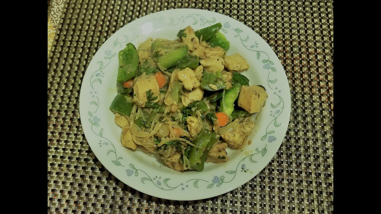 Chicken Stir Fry with Mongo Sprouts - YouTube