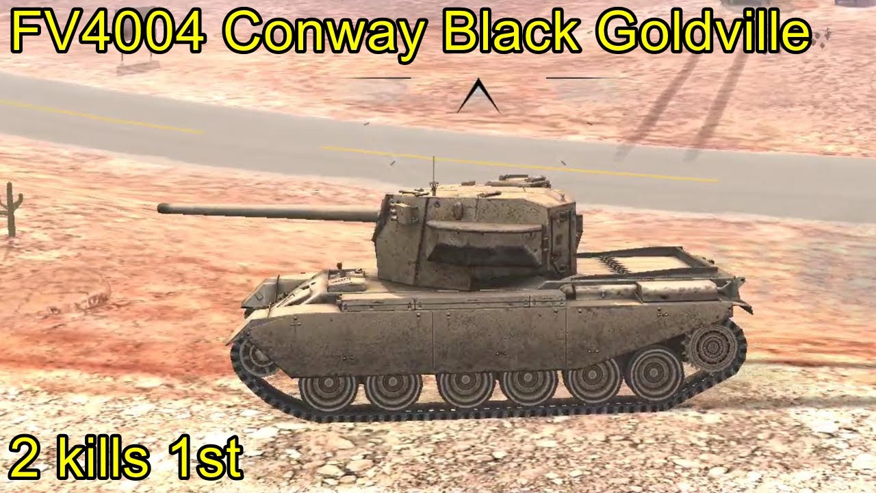 FV4004 Conway Black Goldville 2 kills 1st ╬ WoT Blitz Replays. - YouTube
