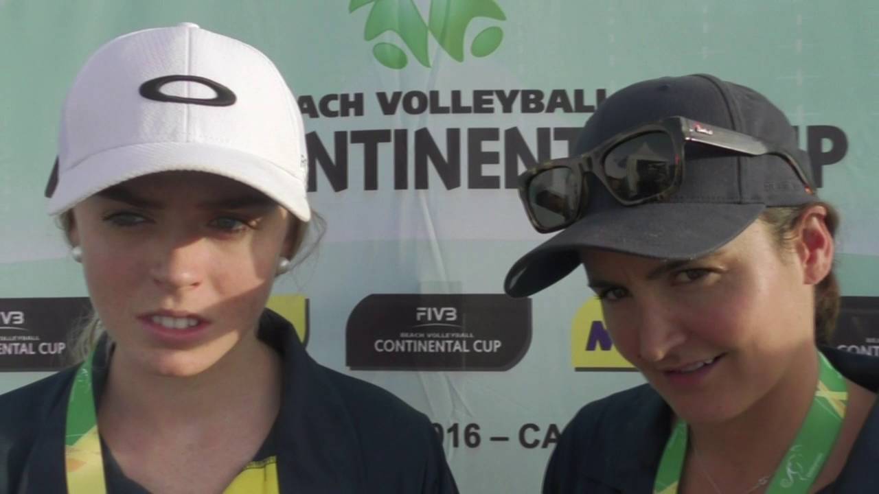 Beach volleyballers Phoebe Bell and Becchara Palmer - YouTube