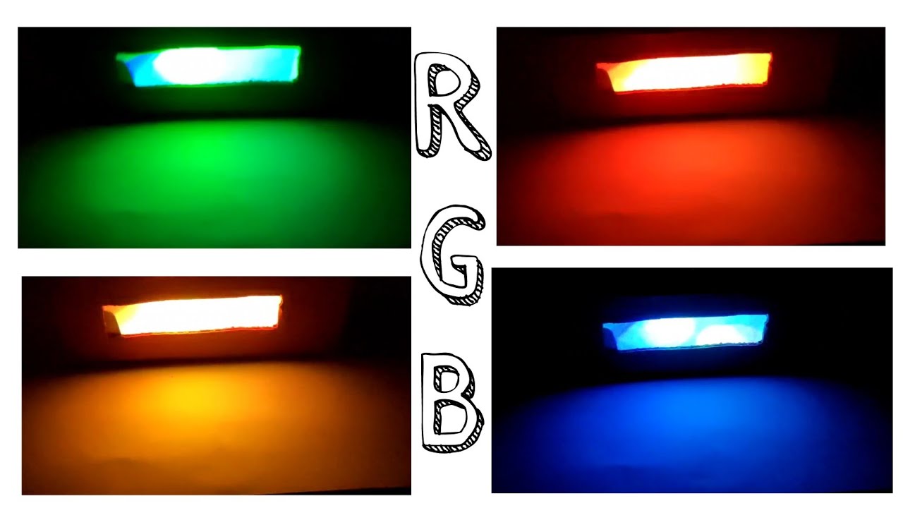 DIY RGB led box light || Led and Cardboard life hack #viral #youtube ...