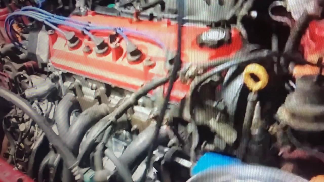 Mike’s k20a3 Piston F23 First Start - YouTube