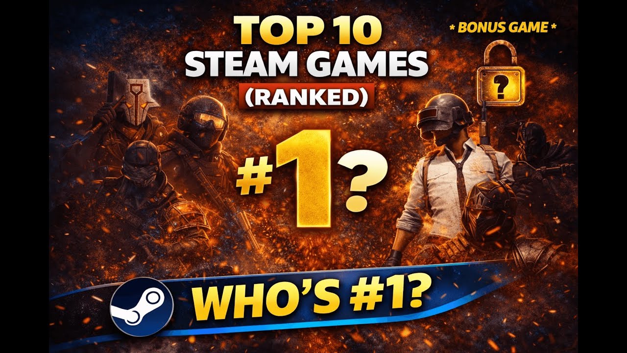 Top 10 Steam Games of All Time (Ranked) | #1 Will Surprise You - YouTube