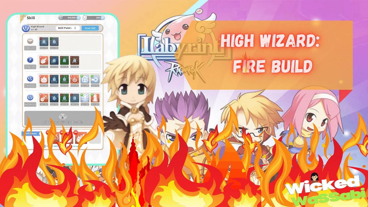 Labyrinth of Ragnarok: High Wizard build (f🔥re ) - YouTube