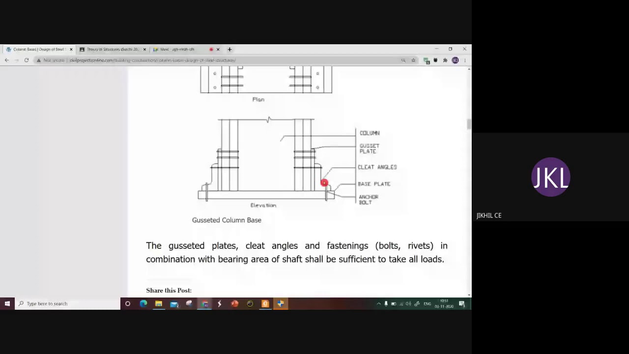 gusseted base for columns - YouTube