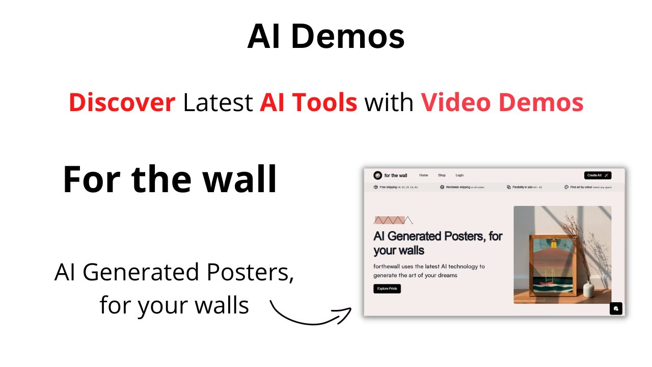 AI Demos | Generate Unique Art Prints with forthewall.art | for the ...