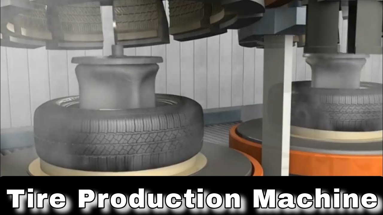 How tyres are made - Tire production machine (with 3D animation ...