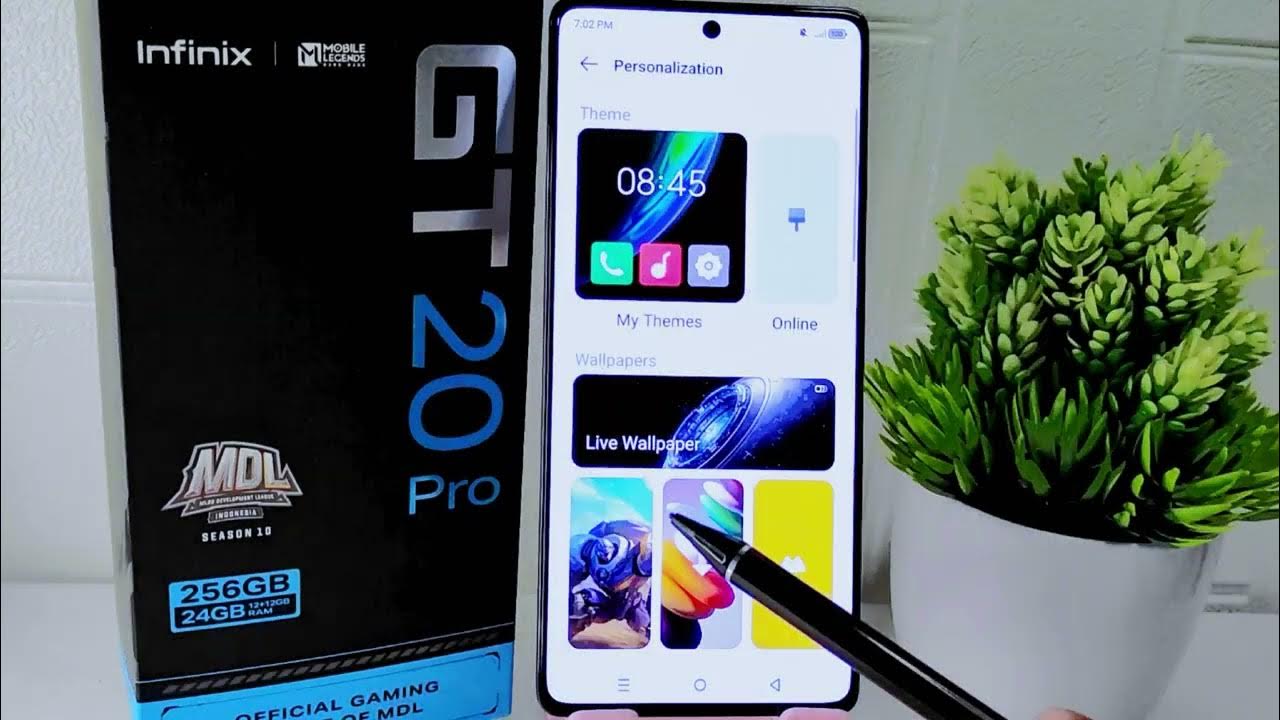 How To Display Custom Message On Lock Screen On Infinix Gt 20 Pro 5G - YouTube