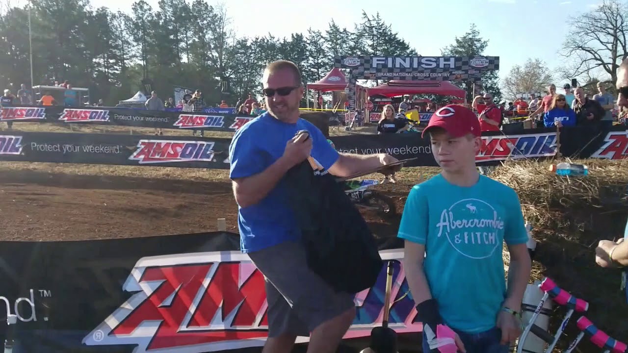 Jocelyn Barnes and Owen Barnes 2018 Big Buck GNCC - YouTube