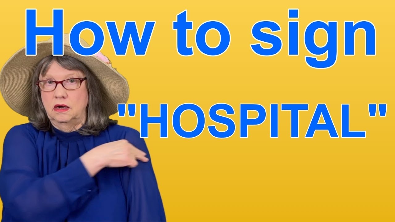 How To Sign HOSPITAL — ASL Word Of The Day — Word 207 - YouTube