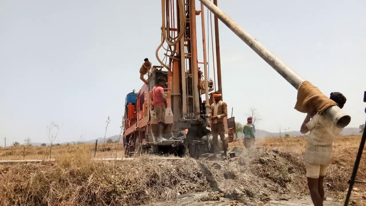 STEP BY STEP BORE WELL DRILLING FOR GROUND WATER - YouTube