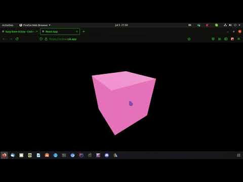 06 react three fiber orbitcontrols - YouTube