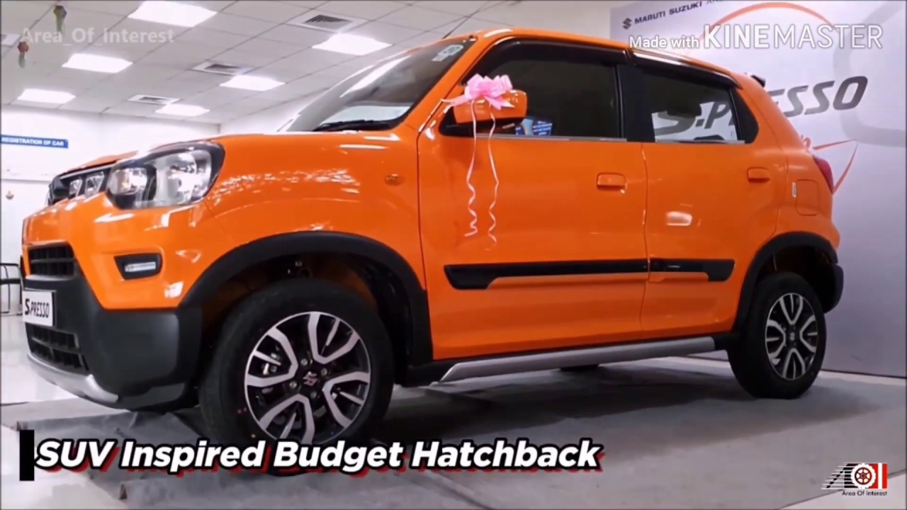 Maruti Suzuki S,Presso 2019 Spresso Features BS6 - YouTube