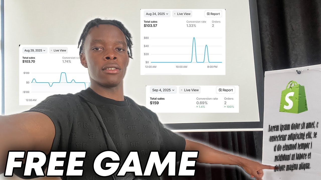 Making $200/Day Dropshipping & Giving Free Game - YouTube