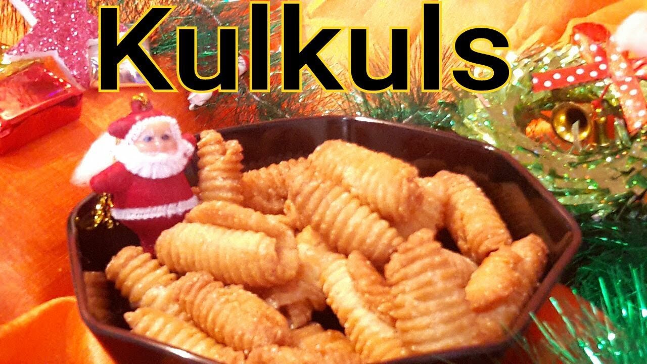 Eggless Christmas Kulkuls recipe |Chrunchy Kulkuls- eggless | Authentic ...